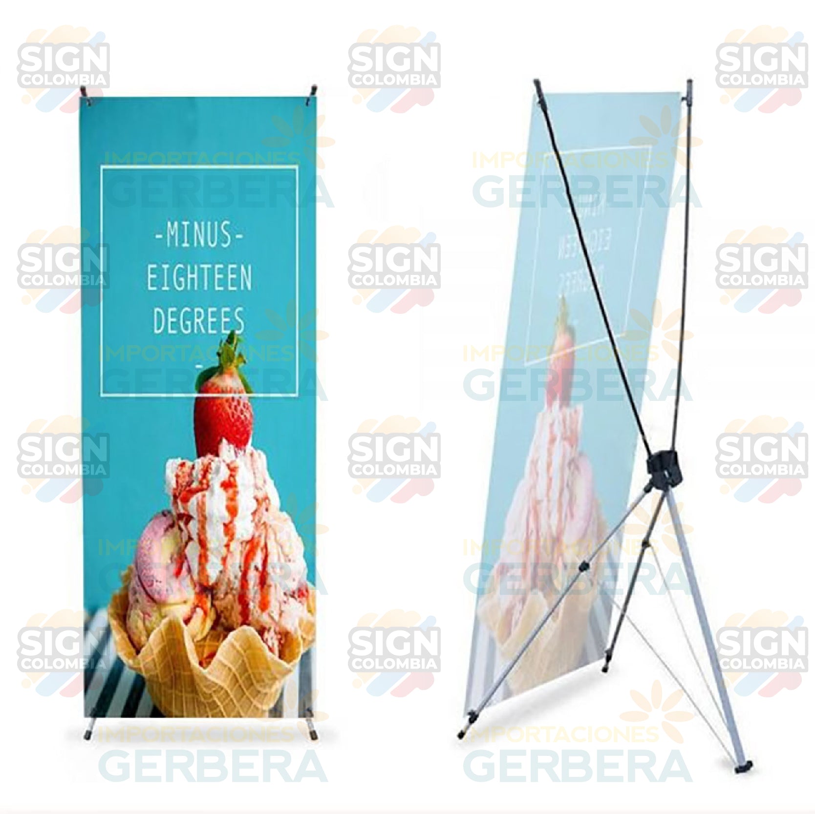 Porta pendones - Arañas – SIGN COLOMBIA